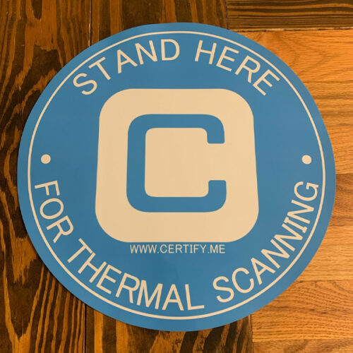 Certify Stand Sticker - CERTIFY.me | Workforce Management | Security ...